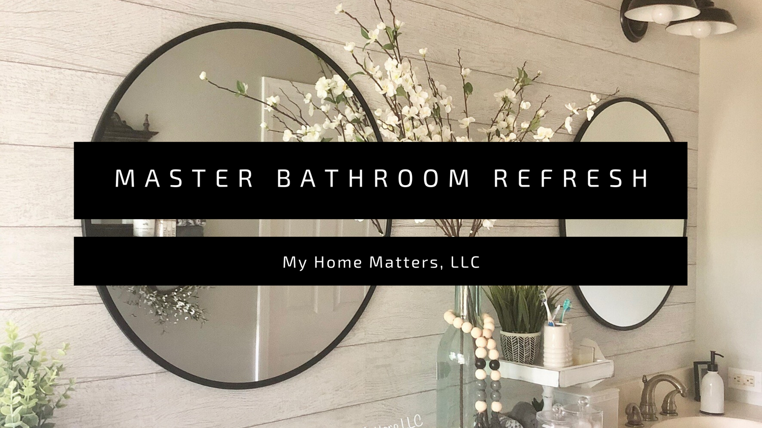 Our Master Bathroom Refresh! – My Home Matters